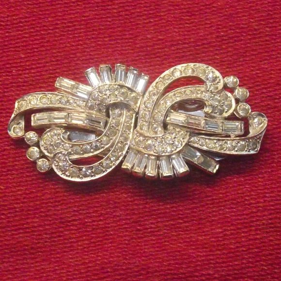 Vintage | Jewelry | Beautiful Vintage Rhinestone Pin 2 | Poshmark